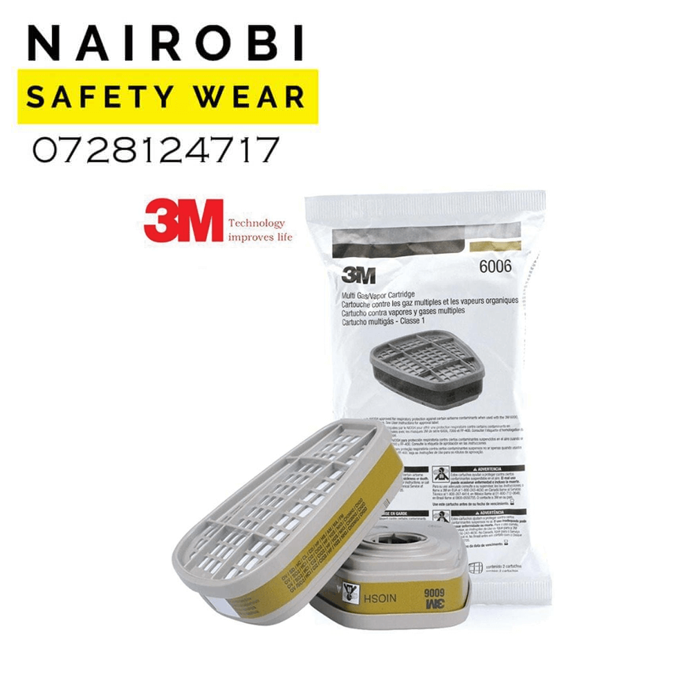3M Half Face Mask Respirators - Nairobi Safety Wear 0728124717